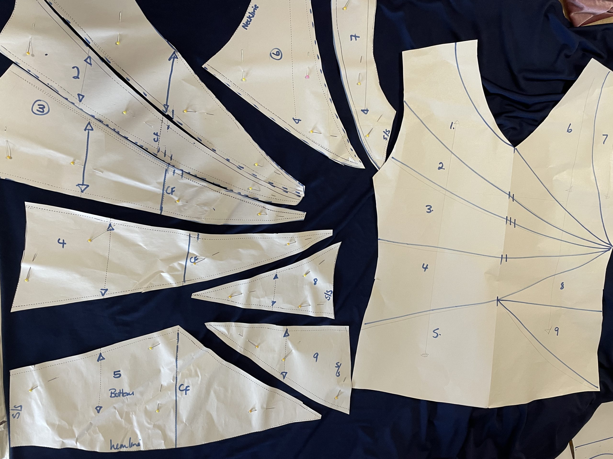 How to cut out designs in pattern - Tania Sutherland